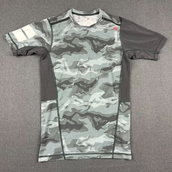 Reebok | Shirts | Reebok Crossfit Shirt Mens Large Gray Camo ...